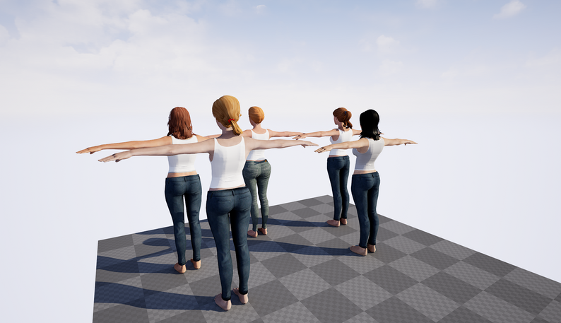 Female Character Pack by kanna63