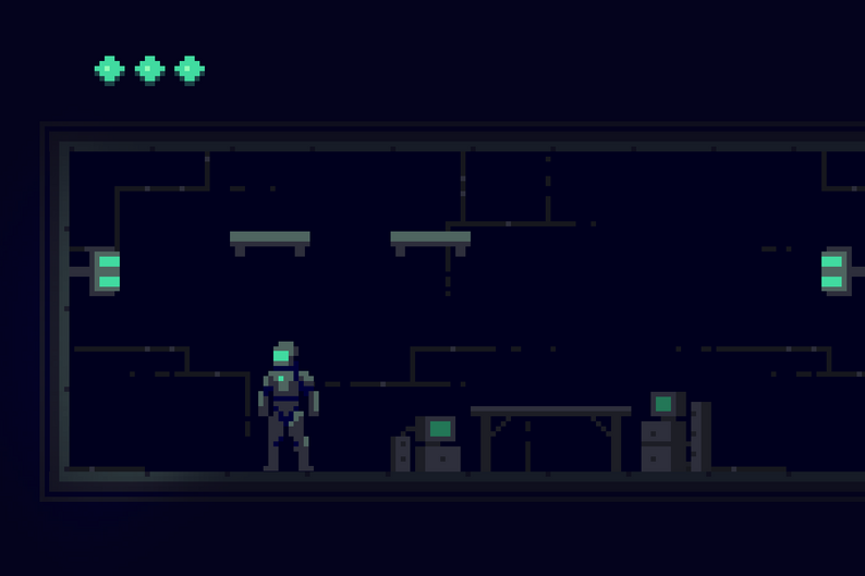 2D Pixel Space Horror Pack by Erik Svan