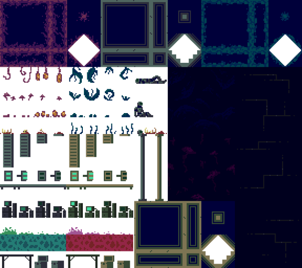 2D Pixel Space Horror Pack by Erik Svan