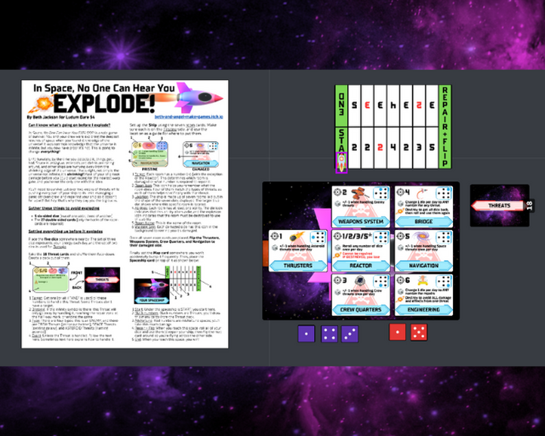 In Space, No One Can Hear You EXPLODE! by Beth and Angel Make Games