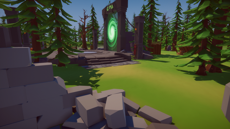 Low Poly Fantasy Battle Arena - 3D Map for Games by JustCreate3D