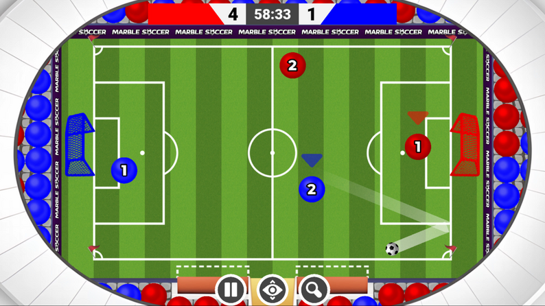 Marble Soccer by Bouncy Marble