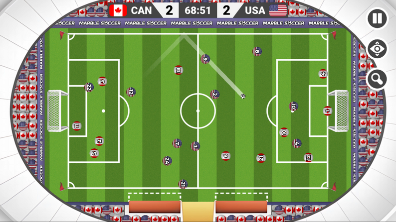 Marble Soccer by Bouncy Marble