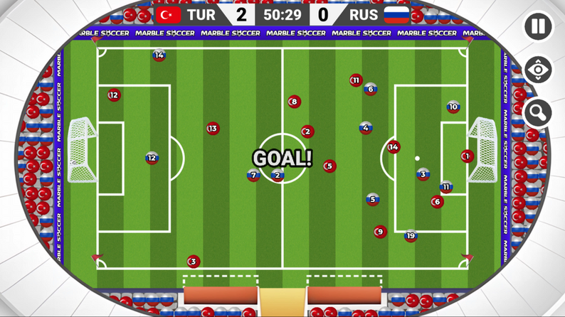 Marble Soccer by Bouncy Marble
