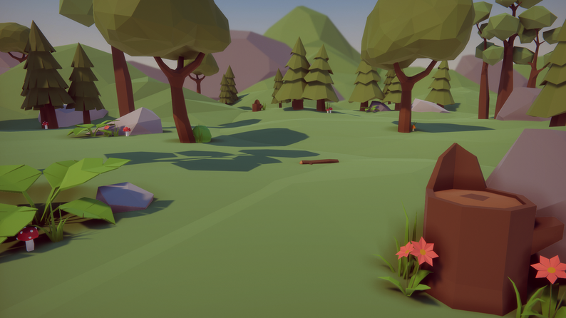 Low Poly Simple Nature Pack by JustCreate3D Low Poly Simple Nature Pack by JustCreate3D