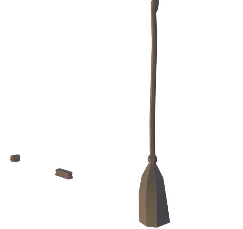 low poly brooms by AikdeIno