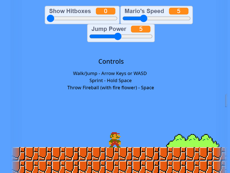 Super Mario Bros. Level 1 by johnjuegos