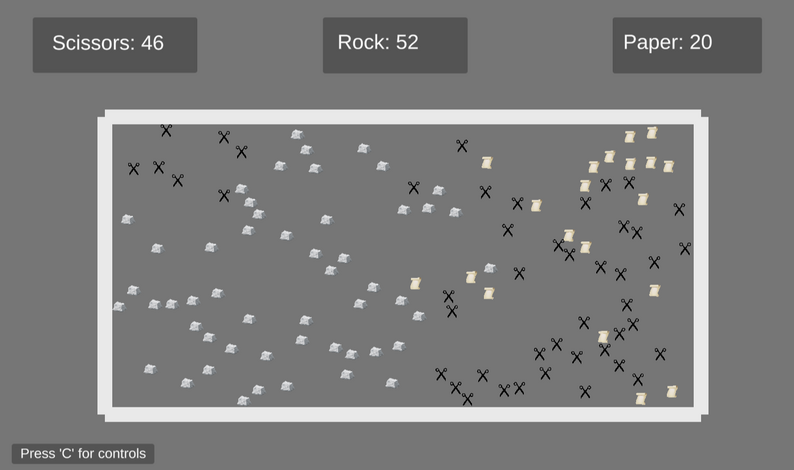 Rock Paper Scissors Simulator by VeyGudTek