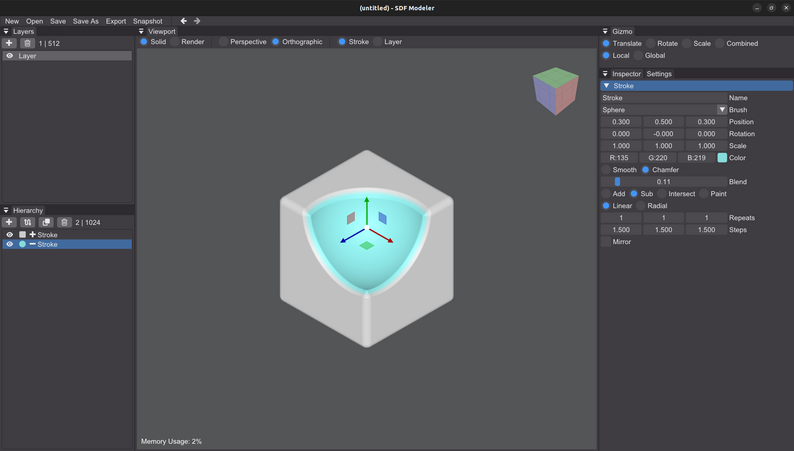 SDF Modeler by Sascha Rode