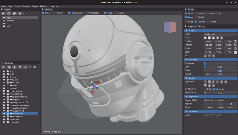 SDF Modeler by Sascha Rode
