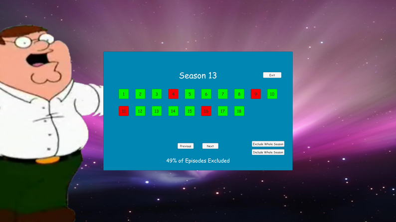 MEG - Family Guy Random Episode Generator by TylerHayes