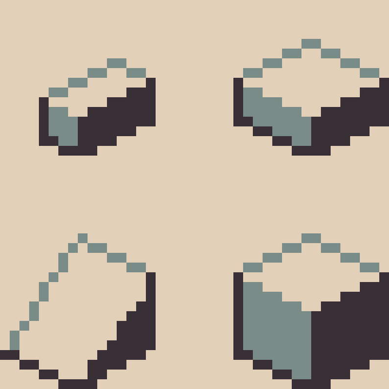 DEMO Isometric Modular Tiles 16px by SqueamishGeek