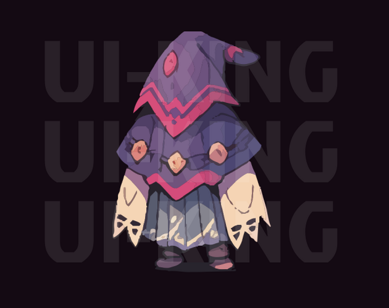 CUTE VECTOR MAGE ROBES UI by UI-KING