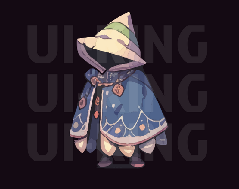 CUTE VECTOR MAGE ROBES UI by UI-KING