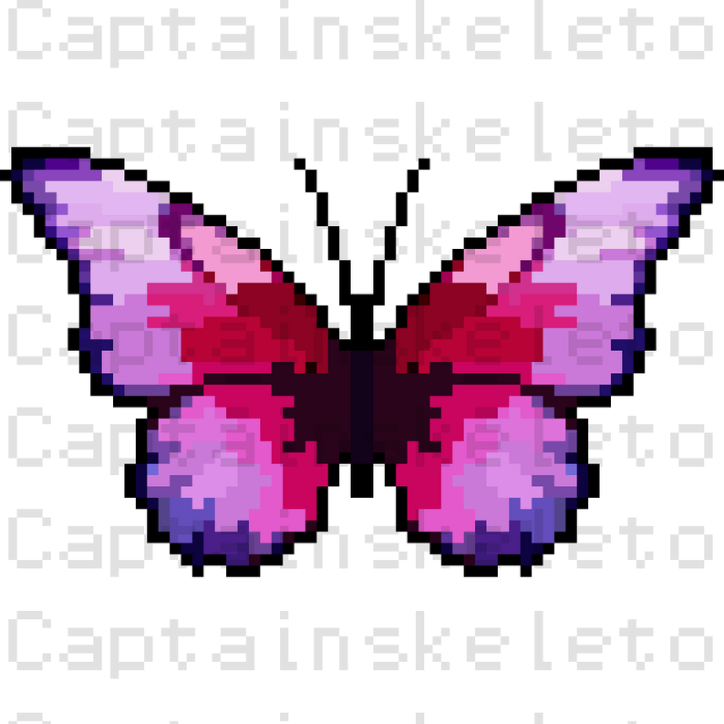 Butterfly pack - Pixelart / Pixel Art sprite Insects Pack for RPG ...