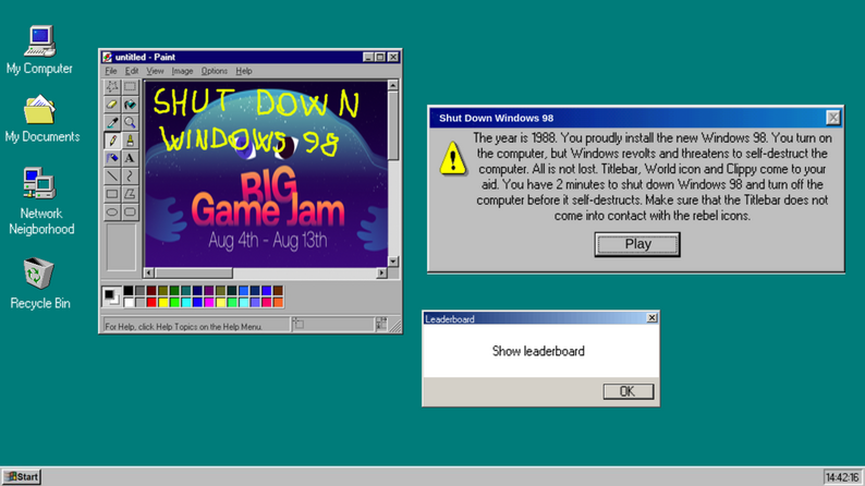 Shut Down Windows 98 by Letipas