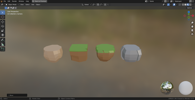 Low Poly Platformer Tiles - Ground by Jonathan G