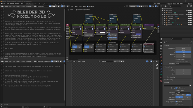 Blender To Pixels by Astropulse