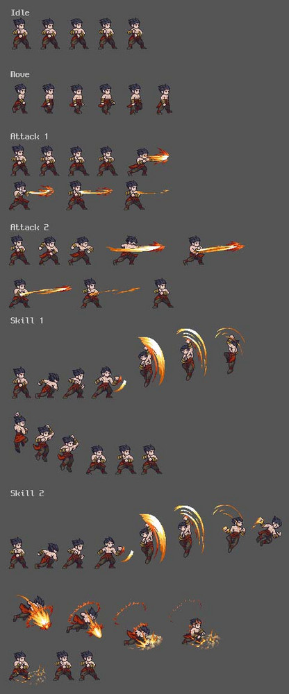 8-Bit Heroes2) Fighter by Sagak Art (Pururu)