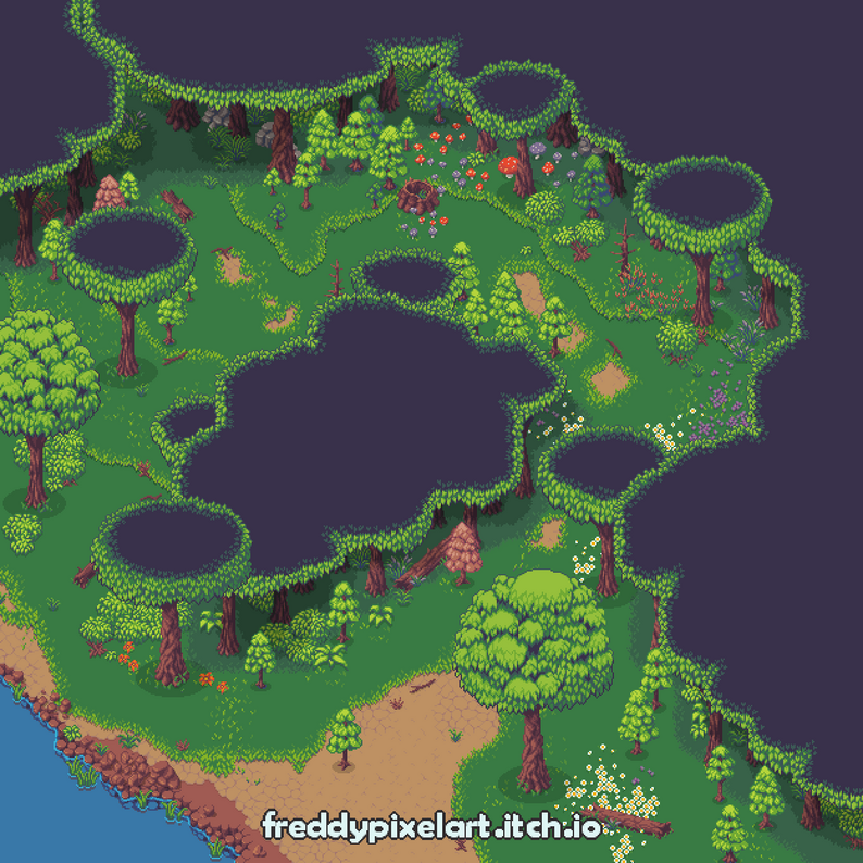 Top Down RPG Adventure Pack 🌲🪓 by FreddyPixelArt