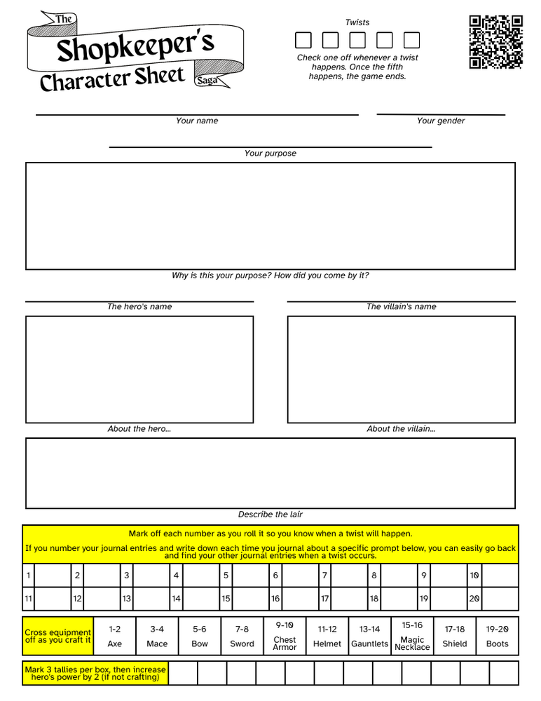 The Shopkeeper's Saga by Beth and Angel Make Games