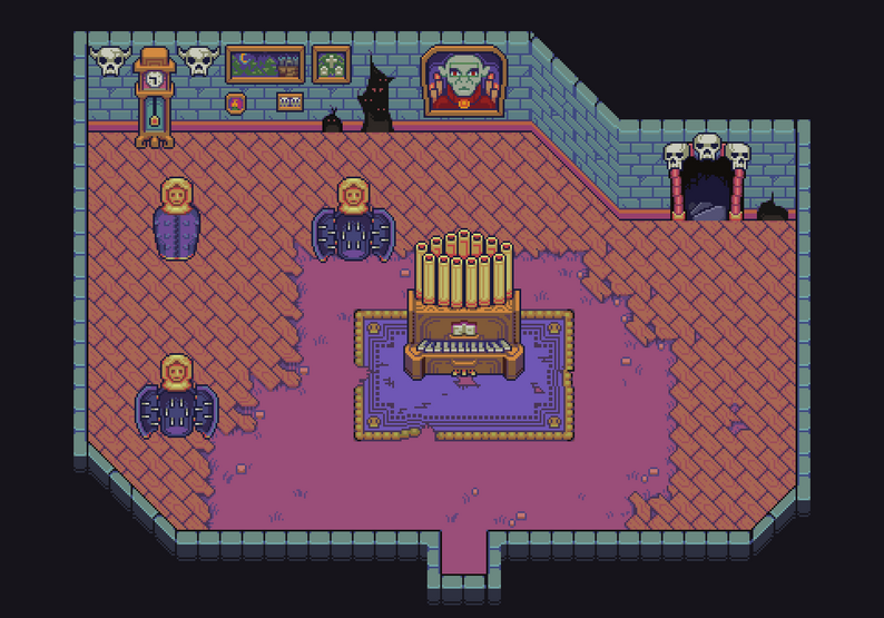 Graveyard, Haunted Manor and Crypt Tilesets (Aesthetic biomes pack 5 ...