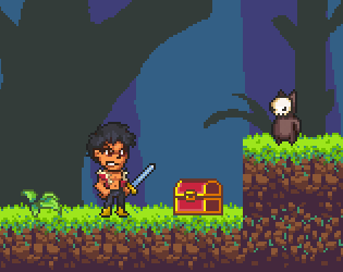 Pixel Platformer Hero Kit by squareaddict