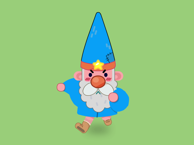Wizard Walk Cycle Sprite Pack by LumpyButt33