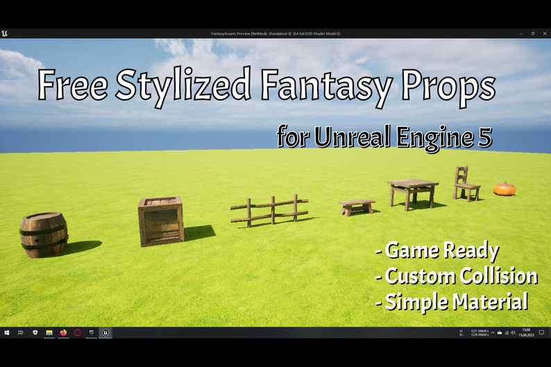 Free Stylized Fantasy Props by Gojuro