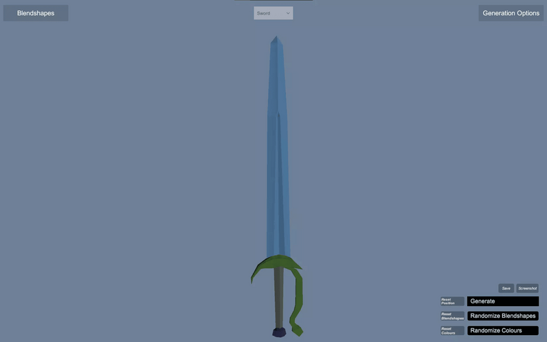 Procedural Weapon Generator Pack | Unity Asset by awtdev