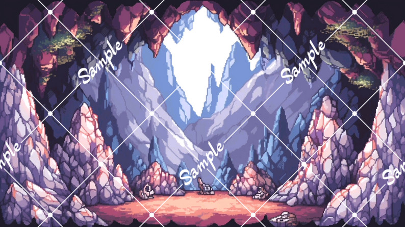 Pixel Cave Backgrounds Vol.1 by MugenEncount