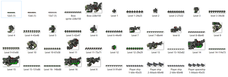 Space Nightmare-Side Scroller asset pack by Death trap