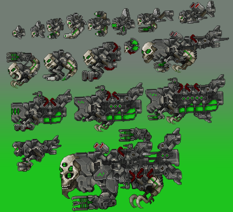 Space Nightmare-Side Scroller asset pack by Death trap