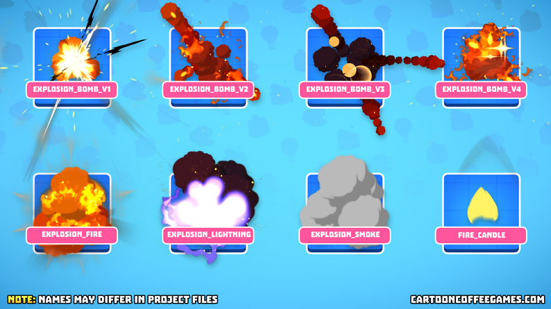 Ultimate Cartoon VFX MEGA PACK - Spritesheets by CartoonCoffee