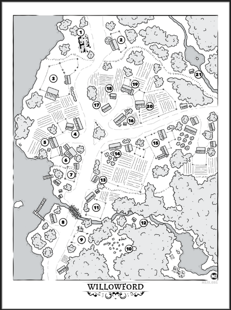 Willowford Map -White Box by mattjackson