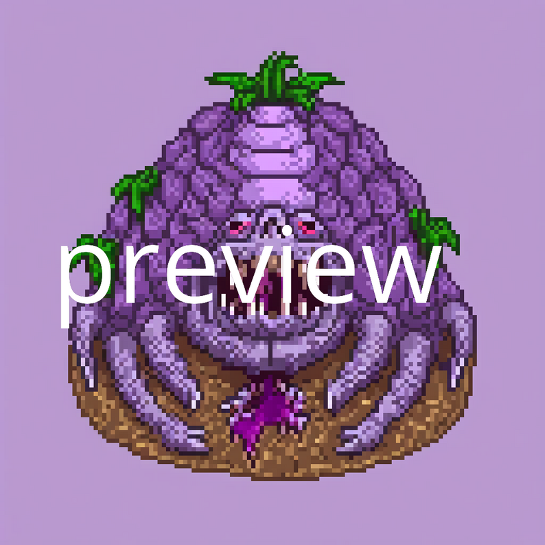 Purple Alien Enemy! by pixel_prismor