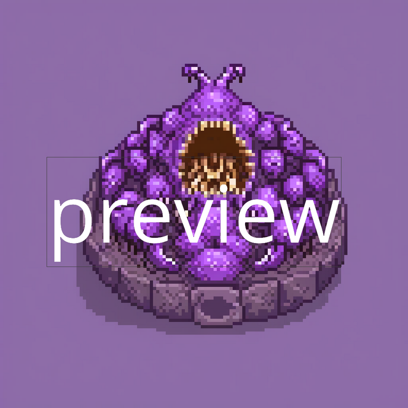 Purple Alien Enemy! by pixel_prismor
