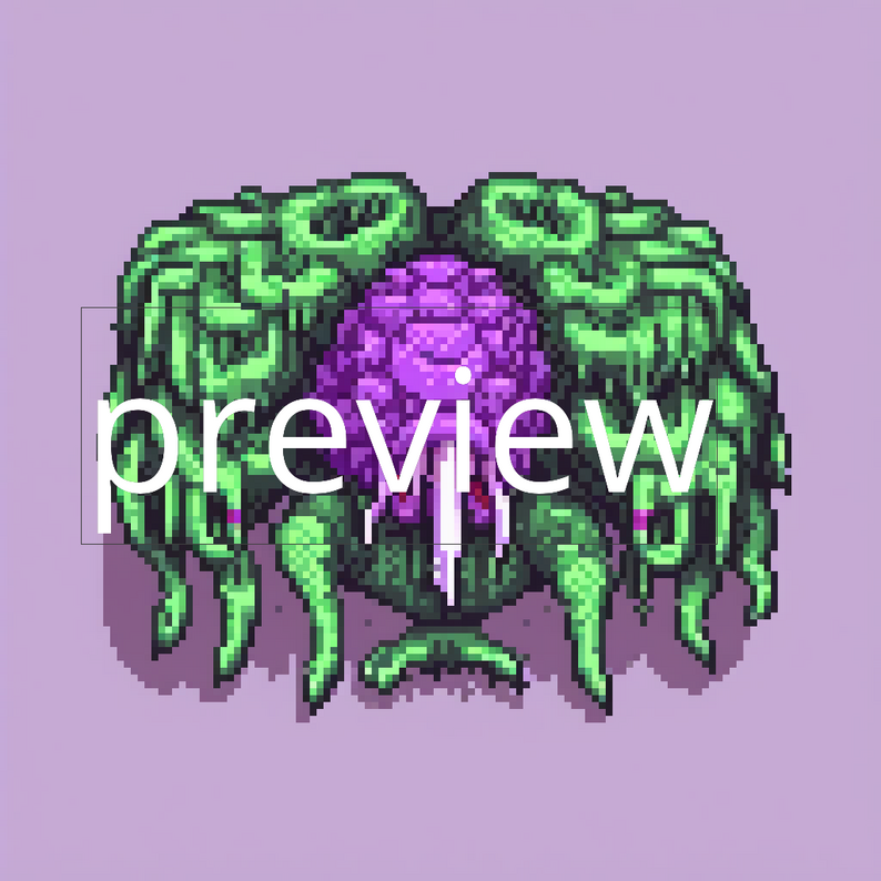 Purple Alien Enemy! by pixel_prismor