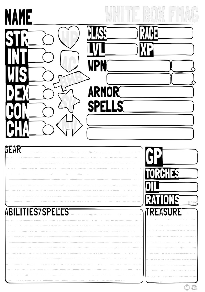 White Box FMAG Character Cards by mattjackson