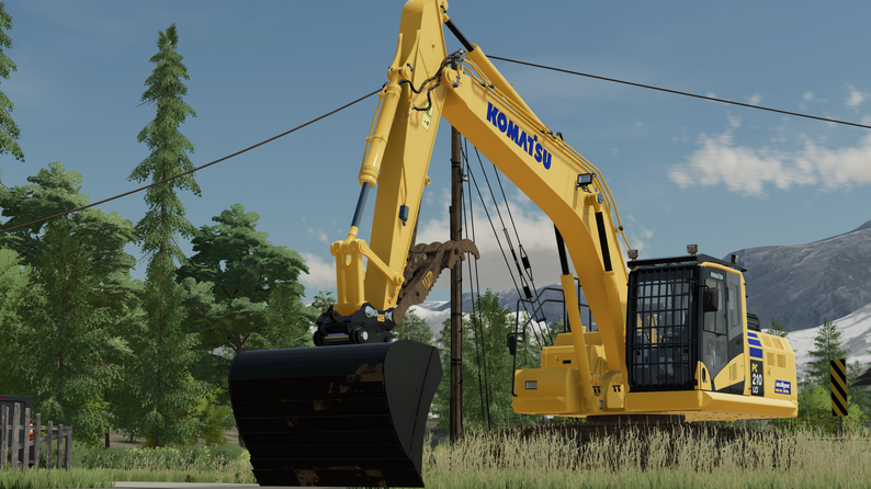 FS22 Komatsu Excavator Mega Pack by GEM Group Modeling & Edits