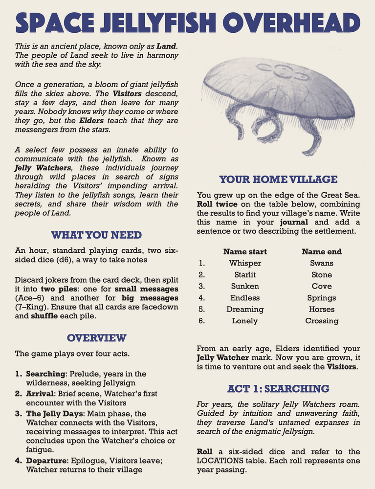 Space Jellyfish Overhead by Spring Villager