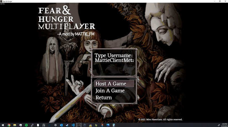 Fear And Hunger Mod Loader by Mattie