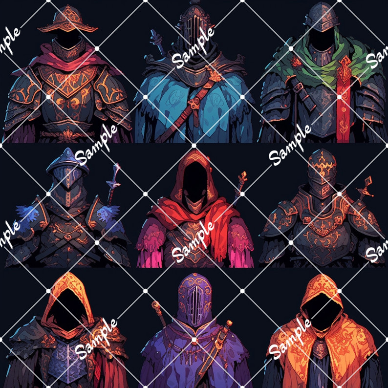 387 Pixel RPG Fantasy Portrait Vol.1 by MugenEncount
