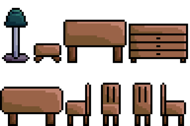 RPG Furniture Asset-Pack by DoughnutDev