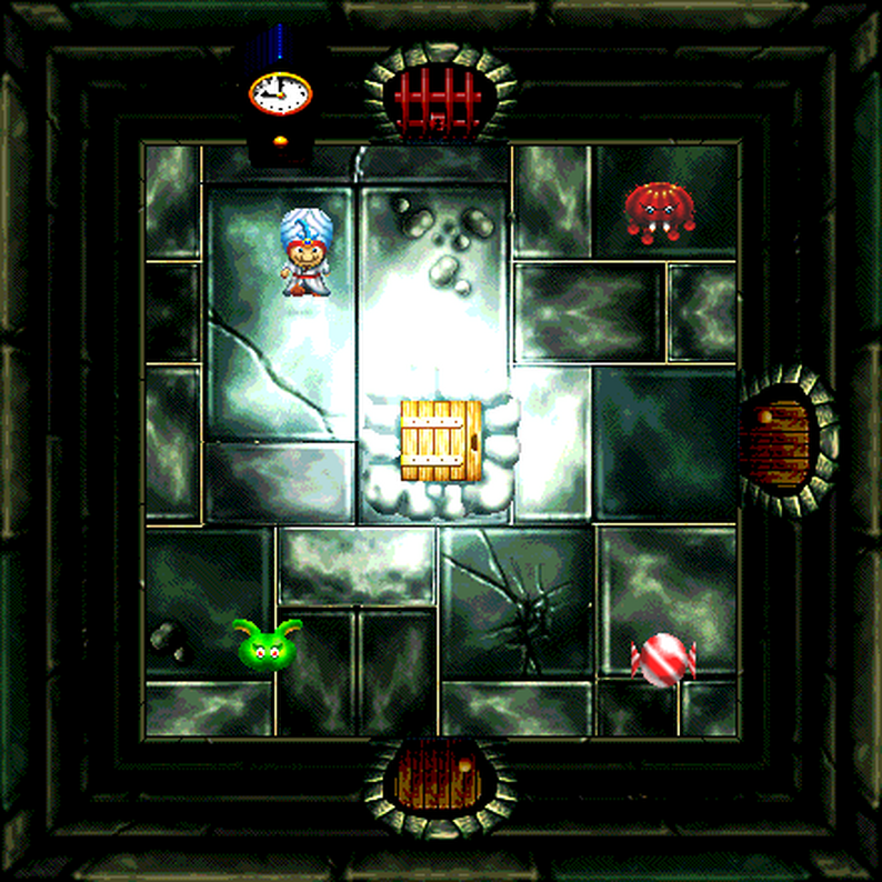 Atic Atac Remake (ZX Spectrum Next) by 9bitcolor