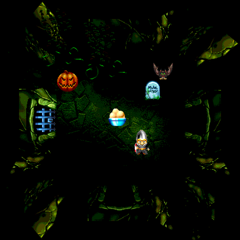 Atic Atac Remake (ZX Spectrum Next) by 9bitcolor