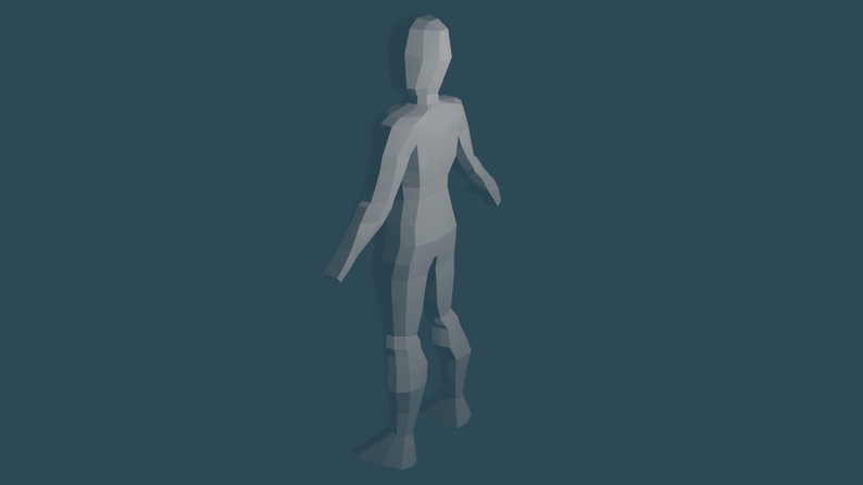 Low Poly 3D Human Asset [V2] by Samuel Gauthier