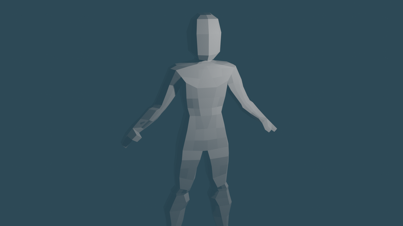 Low Poly 3D Human Asset [V2] by Samuel Gauthier