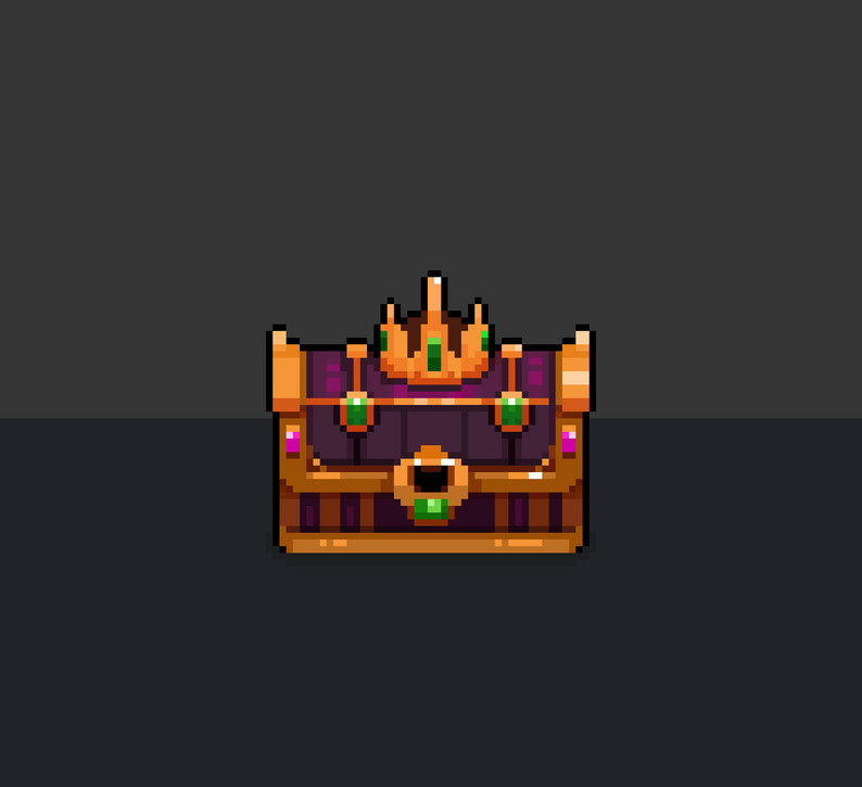 Free Treasure Boxes Pixel art by ankousse26