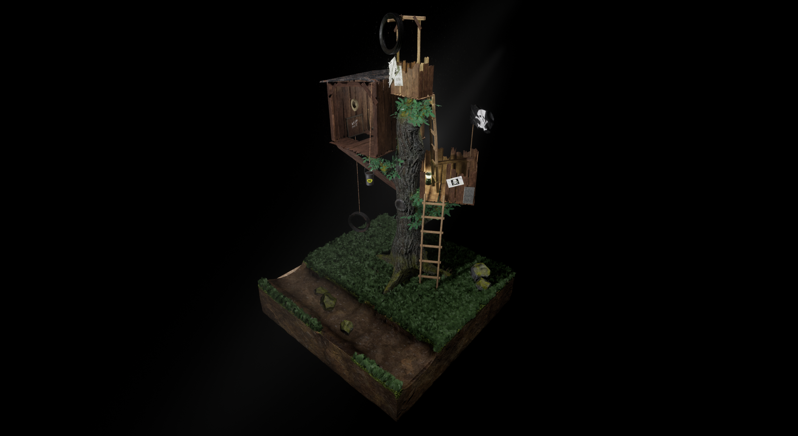 Treehouse Diorama by WillFoster404